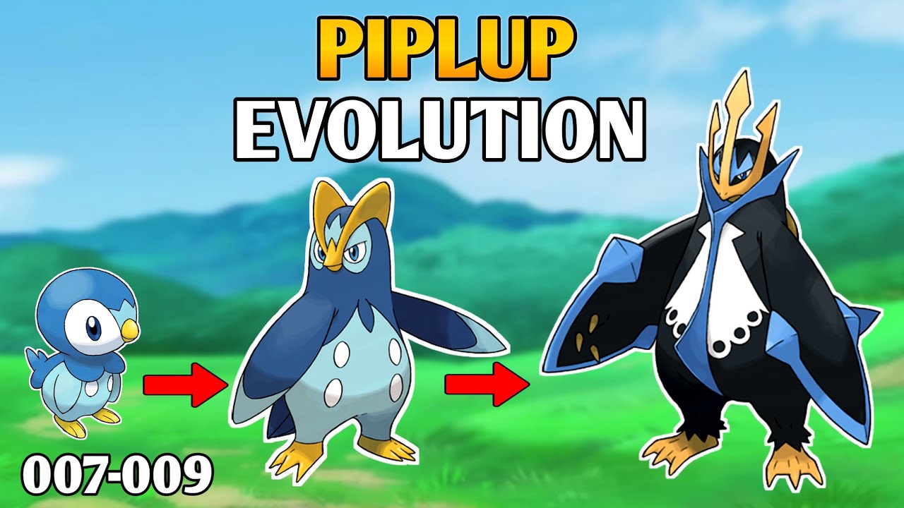 How To Evolve Piplup Into Prinplup And Empoleon In Pokemon Platinum | Sinnoh Pokedex