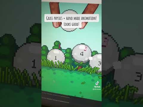 Pixel art grass physics, will be useful for many projects.