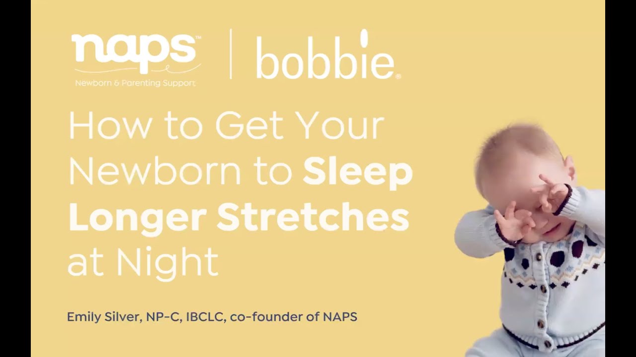 How to get your newborn to sleep longer stretches at night