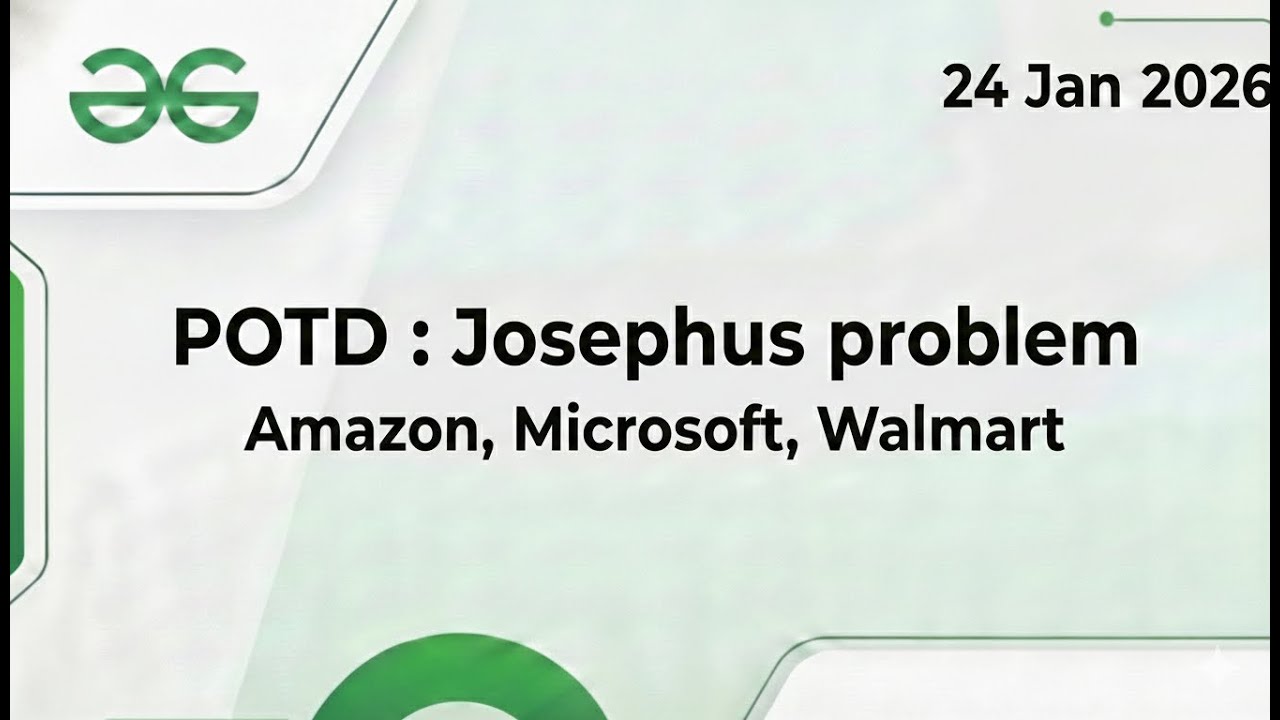 Josephus Problem | GeeksforGeeks POTD | Queue Simulation Approach