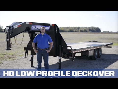 Sure-Trac HD Low Profile Deckover with Hydraulic Beavertail