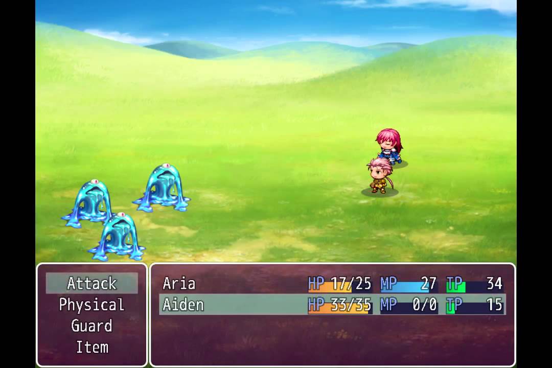 RPG Maker MV battle test. (With Yanfly Battle Engine)