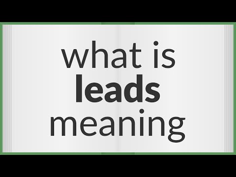 Leads | meaning of Leads