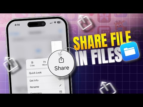 How to Share Files in the Files App on iPhone | Send Files from the iPhone Files App