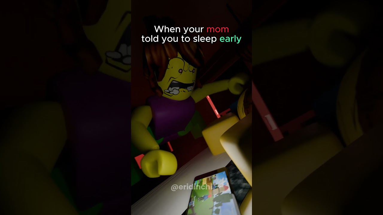 Pov: You try to fake being a sleep in a sleepover #eridinchi #roblox #robloxanimation  #robloxmemes