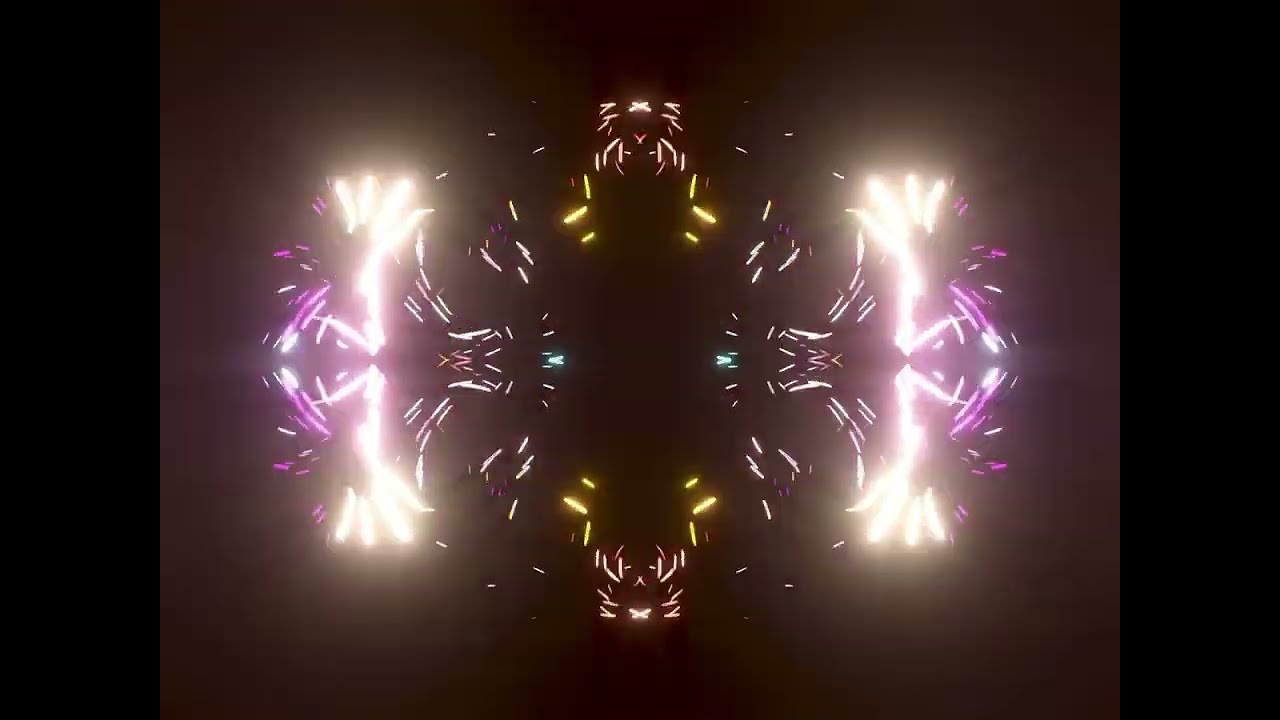 Relaxing Video | Sleep | Patterns | Neon lights | 4K
