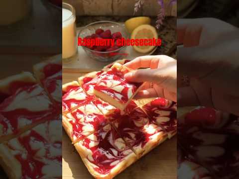 Rasberry Cheesecake Bar #shorts #youtubeshortsvideo #trending #viralshort #subscribe