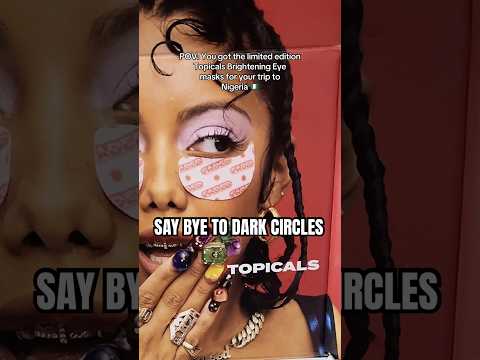 Love Topicals skin products from @sephora 🧖🏽♀️🫧#eyepatches #skincare #darkcircles #afrobeats