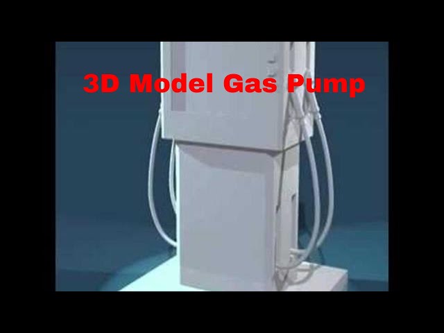 Gas pump 3D Model - FlatPyramid