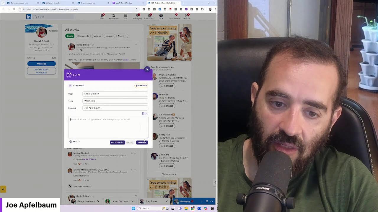 How to get people on LinkdIn Live that are LIVE on LinkedIn - 139 LinkedIn Live 2024 with Joe Apf…