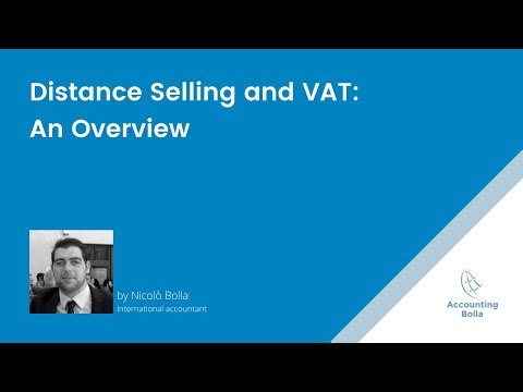 Distance selling and VAT registration in Italy for companies