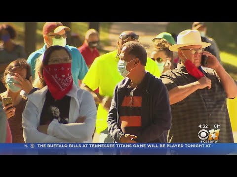 Team Coverage: First Day Of Early Voting In North Texas