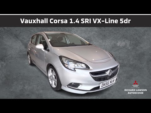 Vauxhall Corsa 1.4 SRI VX-Line 5dr Review @ Richard Lawson Autoecosse Dundee. DK66MUW