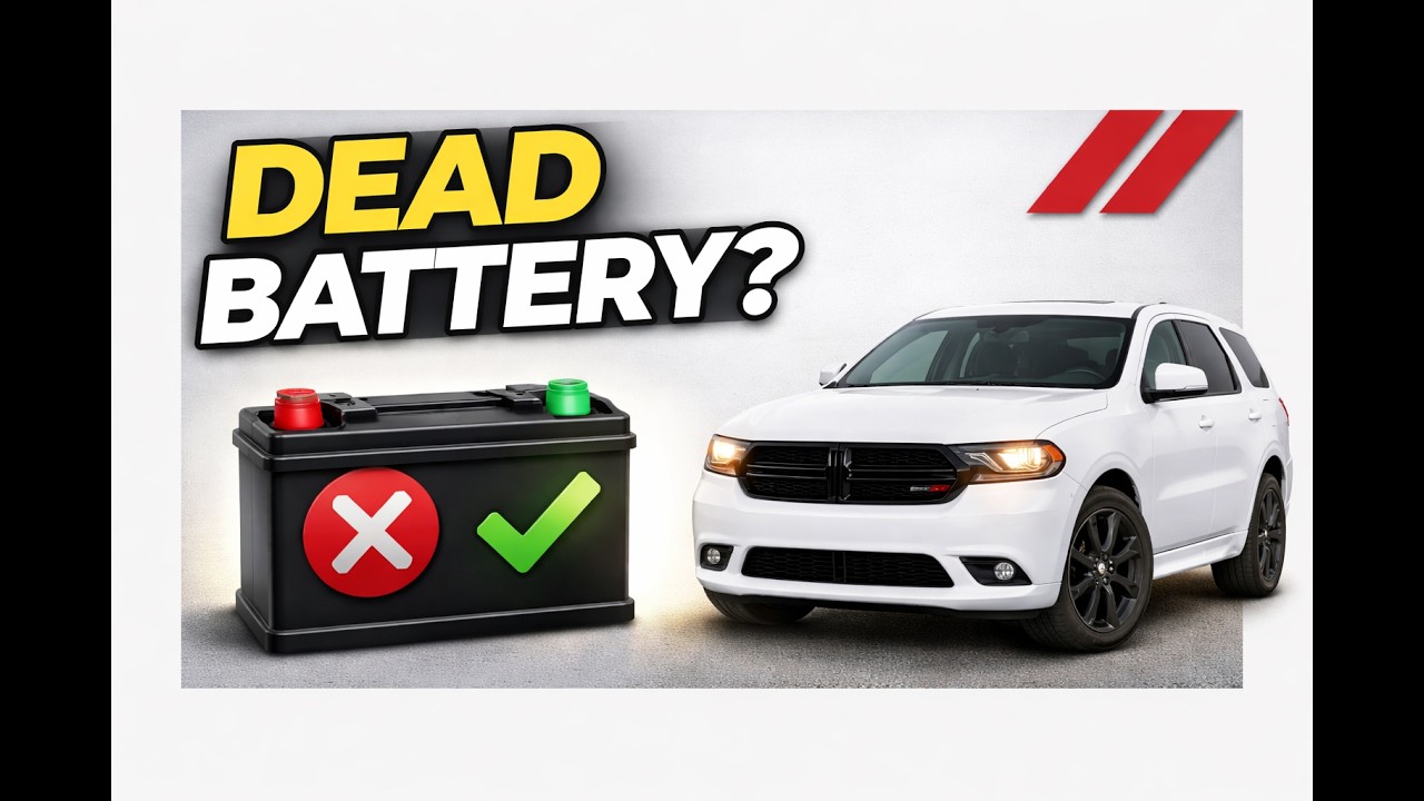 Dodge Durango Battery Replacement (Hidden Battery Location + Easy DIY