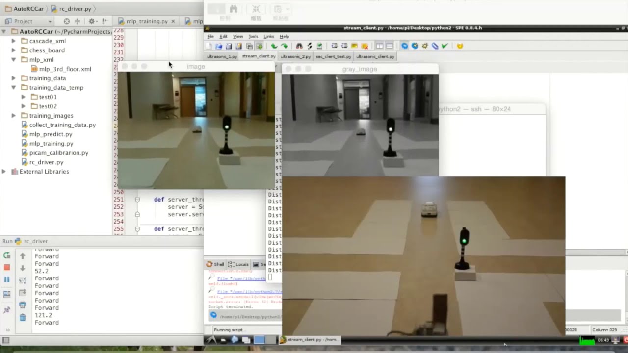 OpenCV Python Neural Network Autonomous RC Car