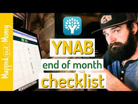 YNAB End Of Month - Reconciling, Overspending & Rollovers