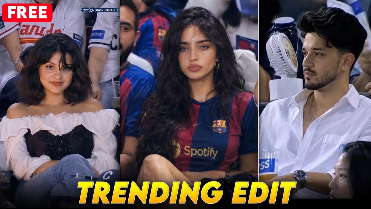 Instagram Trending Korean Baseball Broadcast AI Video Tutorial | Stadium Reels Edit - Boys /Girls