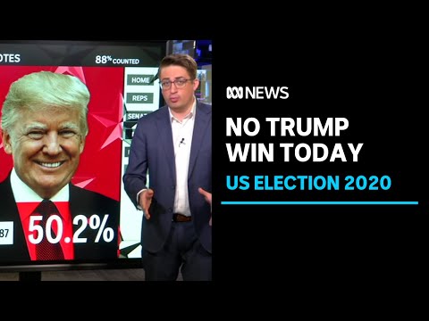 'No way Donald Trump will be declared the winner today': US election count continues | ABC News