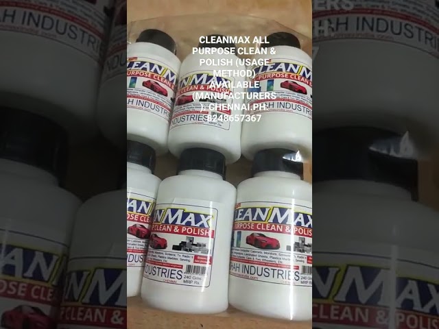 Car Care Products - Maxx Clean Wholesale Supplier from Coimbatore