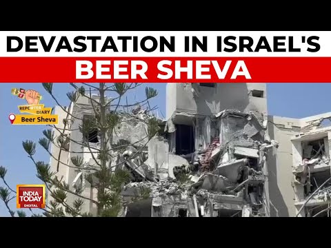 Iran Launches Ballistic Missiles On Residential Buildings In Be'er Sheva | Iran-Israel War