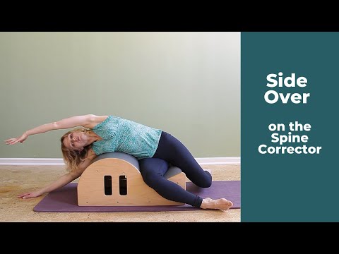 Side Over on the Spine Corrector⎮Pilates Encyclopedia