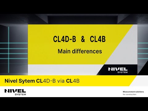 Nivel System CL4D-B and CL4B main differences