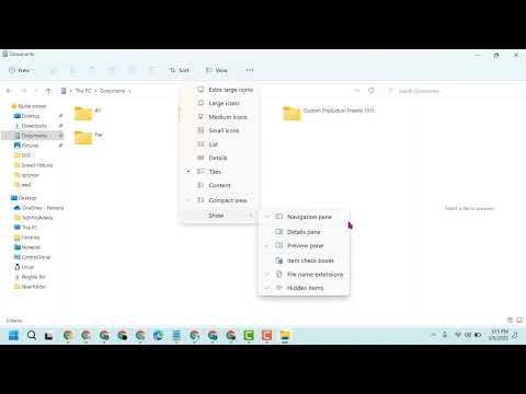 How to Hide Preview Pane in File Explorer