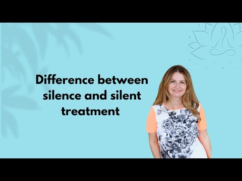 Difference between silence and silent treatment #relationship #coupletherapy #marriage #couples