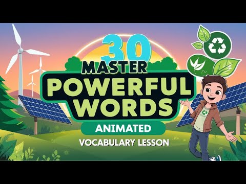 Master 30 Powerful English Words for Sustainability & Protection | Day 19 Vocabulary Lesson