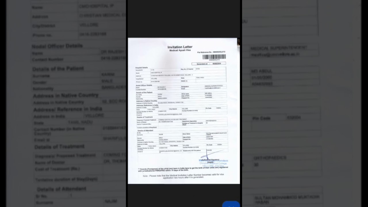 Ayush Apply Form for Ayush invitation letter