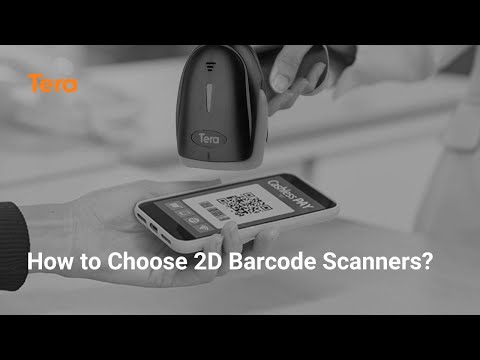 Choose 2D barcode scanners