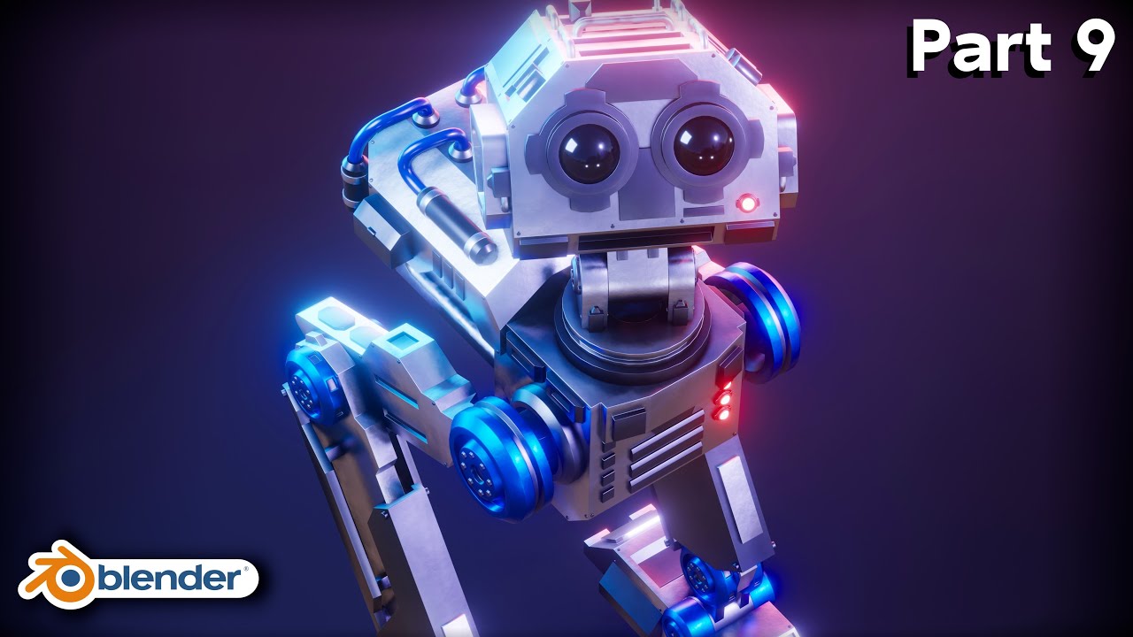 Sci-Fi Mech Robot - Part 9 (Blender Tutorial)