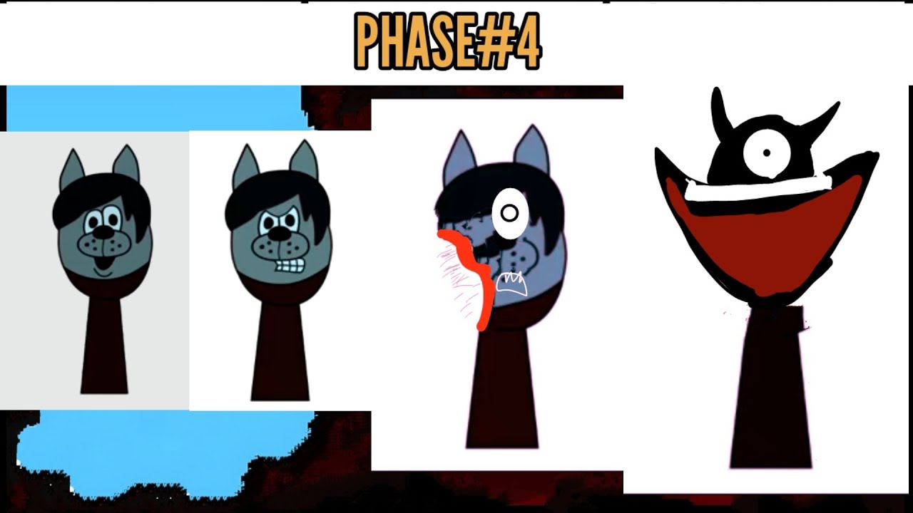 All Phases in New Incredibox Sprunki OC of The Young Wolf: From Phase 1 to Phase 4