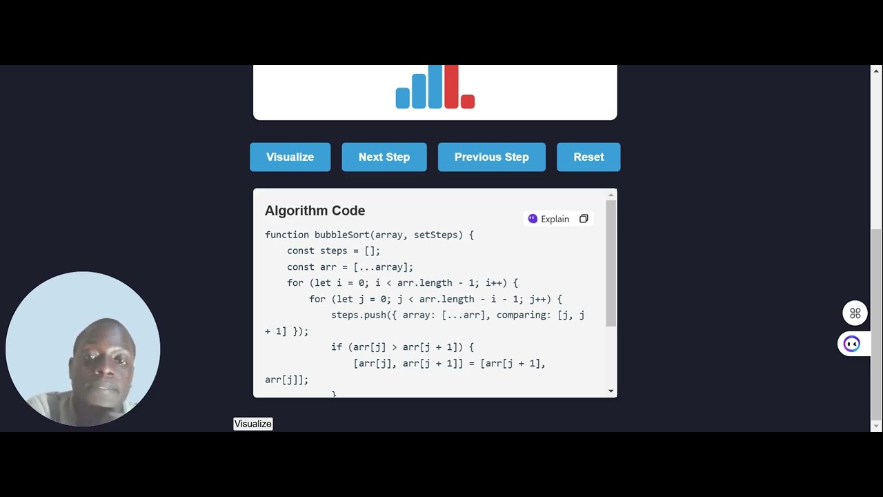 Algorithm Visualizer {portfolio Project }