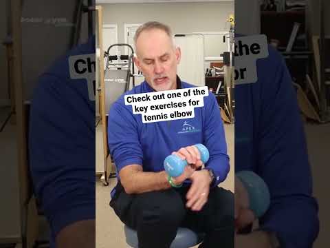 We show one of the key exercises for overcoming tennis elbow AKA lateral epicondylitis#tenniselbow