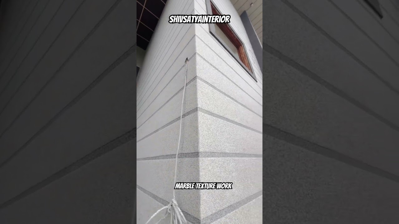 Marble Texture with front elevation #shivsatyainterior #marbletexture