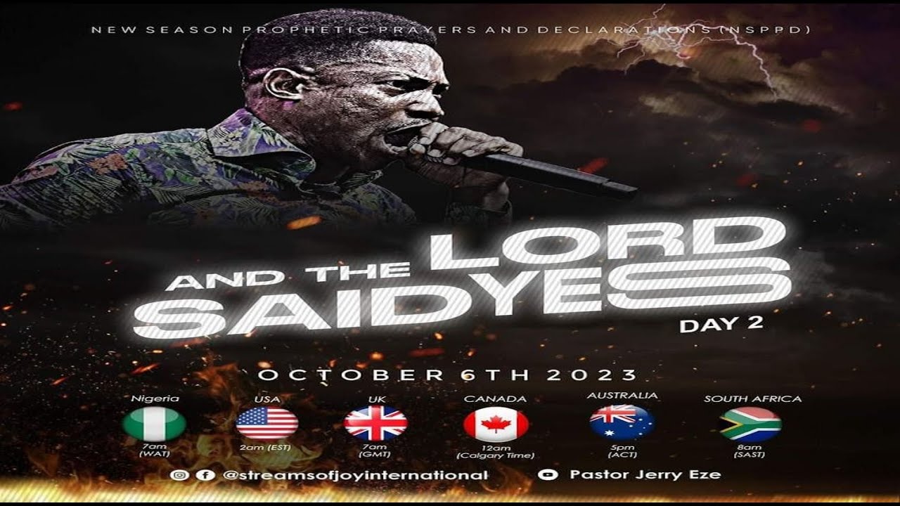 AND THE LORD SAID YES - DAY 2 || NSPPD || 6TH OCTOBER 2023