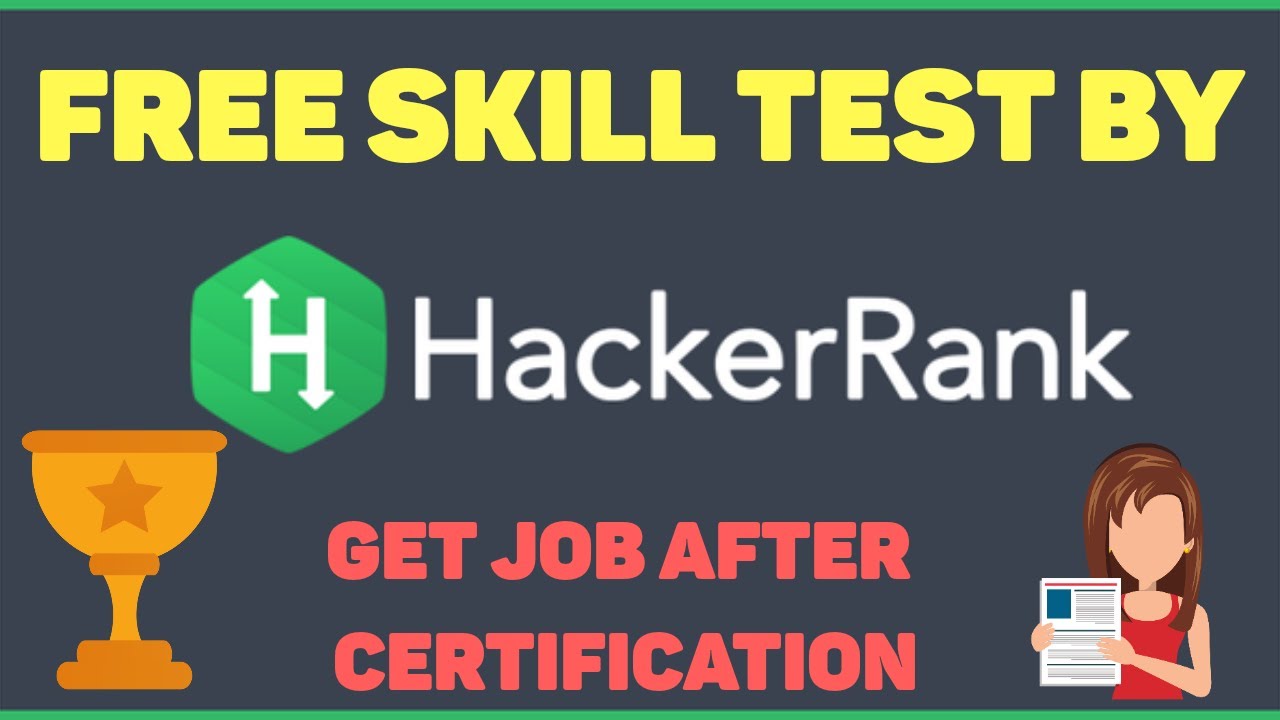 Get your SKILL certification from HACKERRANK  free of cost|| GET JOB AFTER CERTIFICATION #skilltest