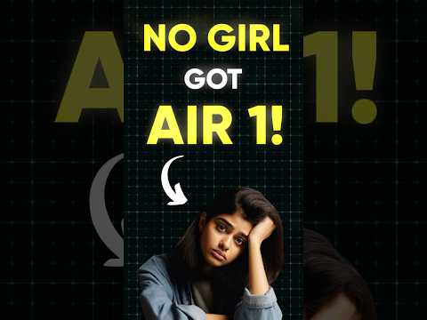No Girl got AIR 1 in JEE Advanced | But why? #jee1 #jee2025