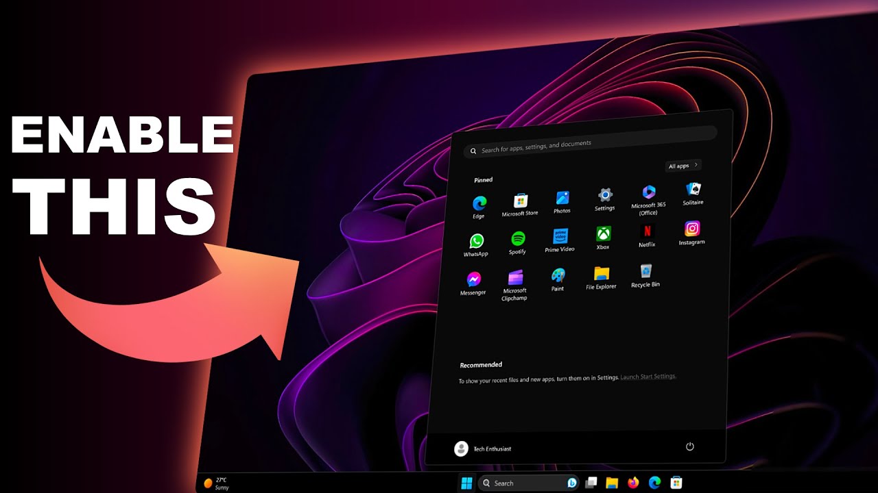 How to Enable Windows 11 Secret Amoled Theme!
