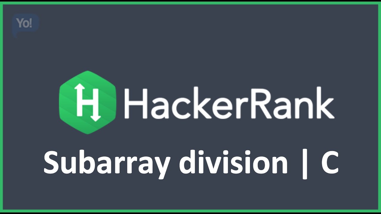 Subarray division | HackerRank Solution in C Programming