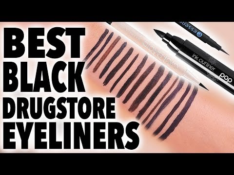 BEST BLACK DRUGSTORE EYELINERS