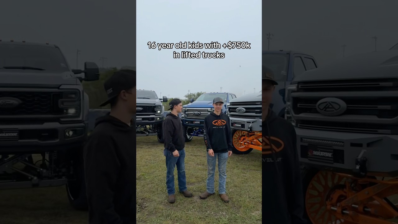 Two 16 Year Old Kids with Anylevel Lifted Trucks!