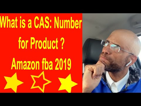 What is a CAS: Number for Product | Amazon fba 2019 | ST 77