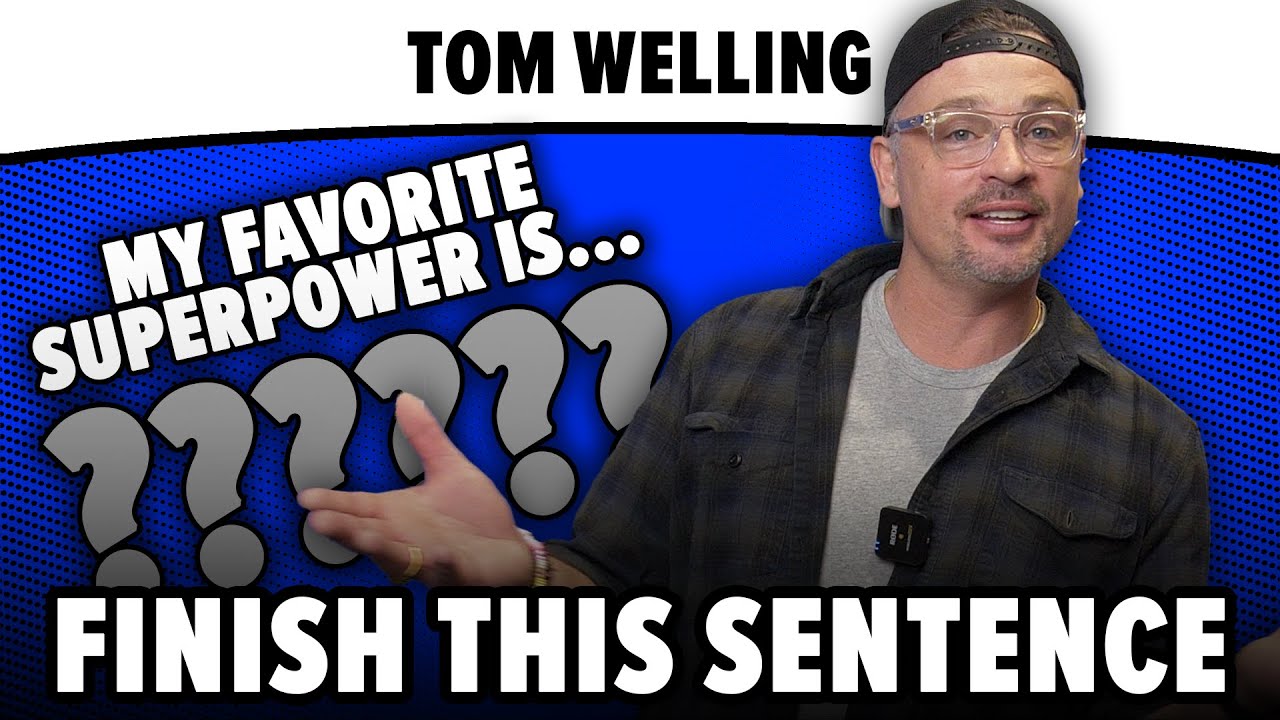 Tom Welling Finishes This Sentence