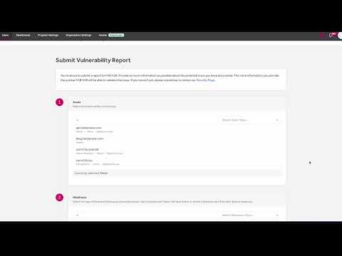 HackerOne Bug Bounty Product Demo