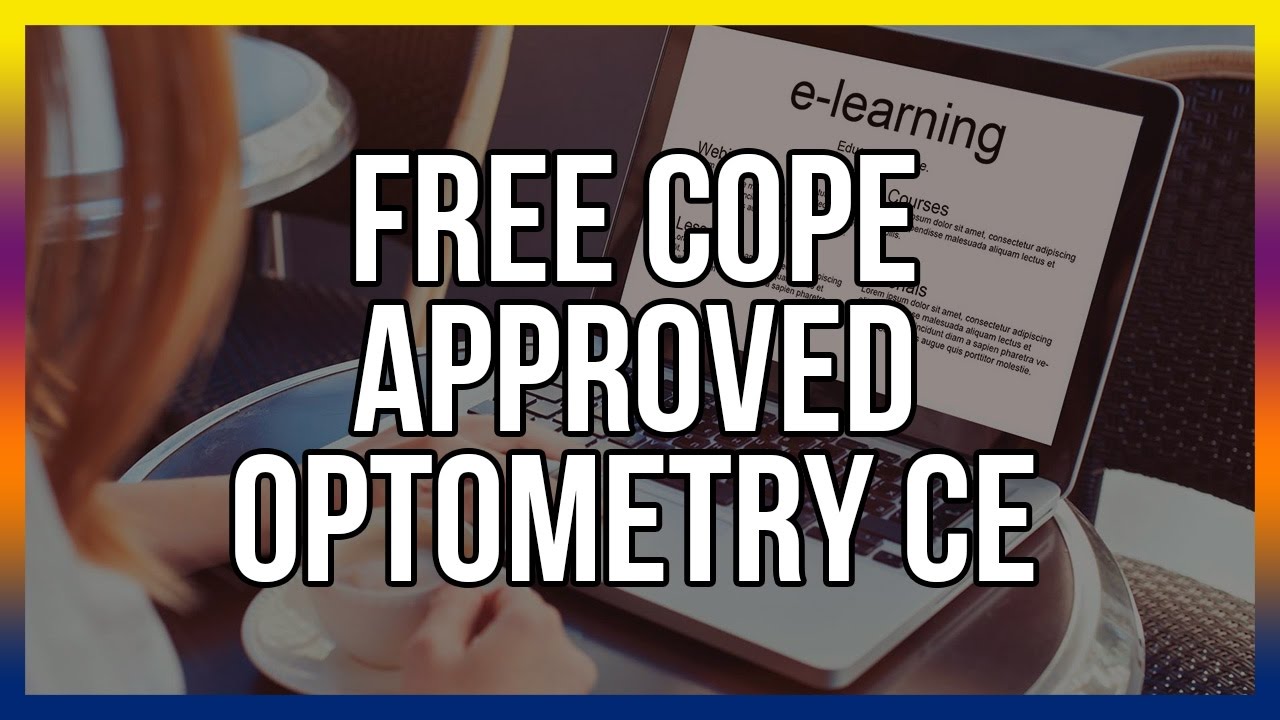 Free COPE Approved Optometry CE