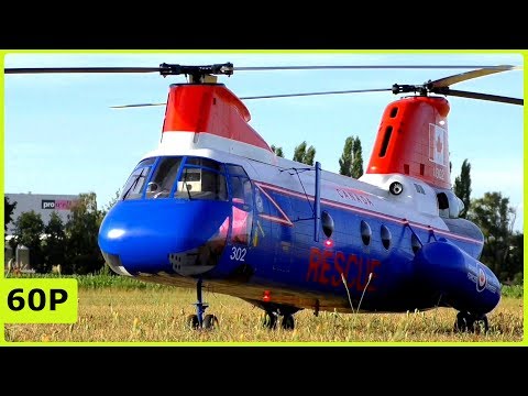 STUNNING XXL RC SCALE CH-113 LABRADOR ELECTRICAL HELICOPTER FLIGHT DEMONSTRATION