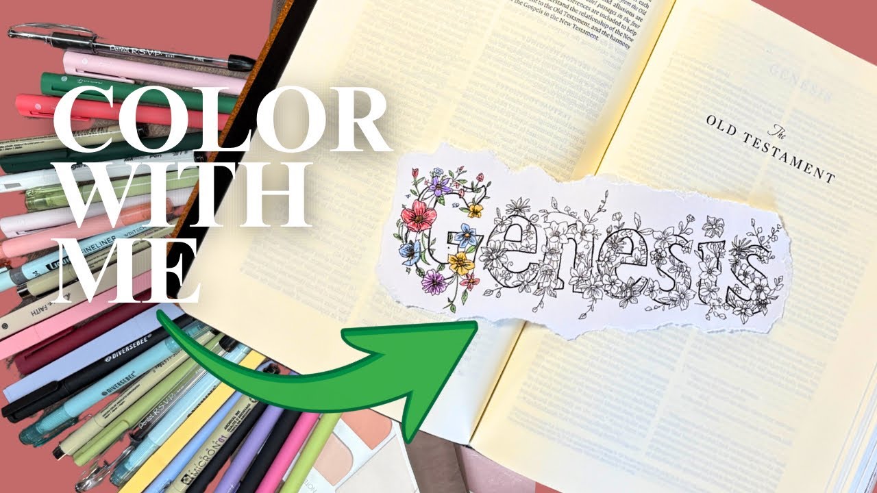 Bible Journaling and Bible Study With Me in Public | Book of Matthew art journaling