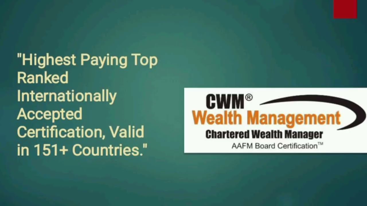 Madhavi Reddy// Highest paying Global certification in Financial planning//CWM vs CFP//Career Advice